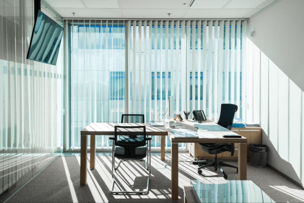 Office Curtain and Window Blind Ideas For a Stylish & Functional Workplace